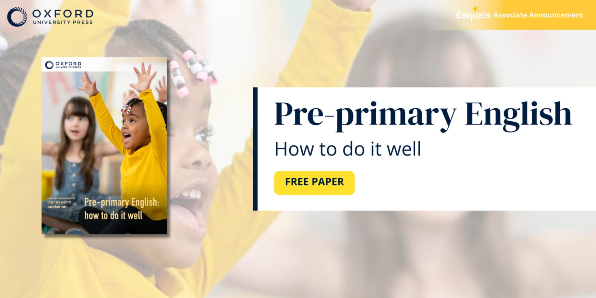 Pre-Primary English Teaching: OUP Position Paper - Eaquals